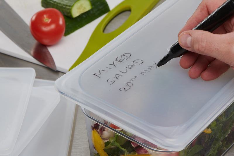 118626 - Flexsil lid Gastronorm Silicone Clear lid 1/3 Third Pan ...
